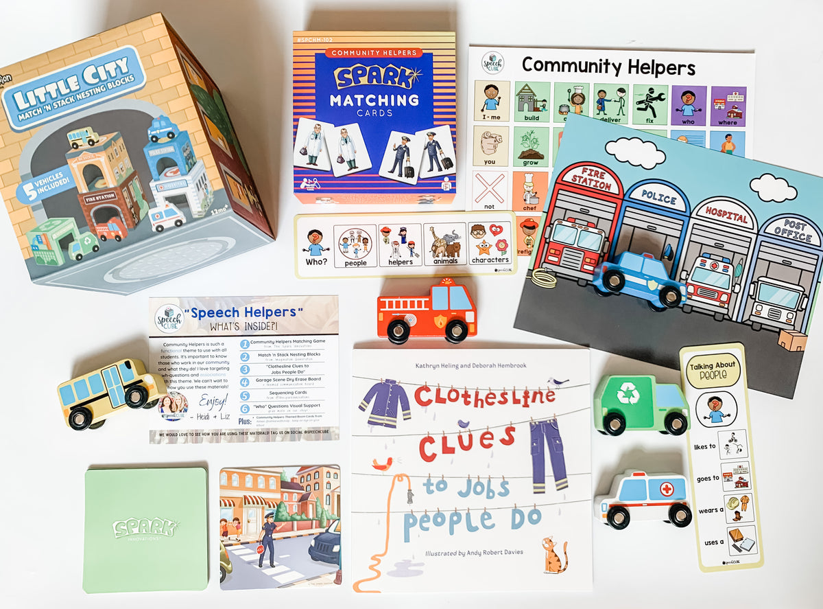 September 2022 - "Speech Helpers" Community Helpers Theme – Speech Cube