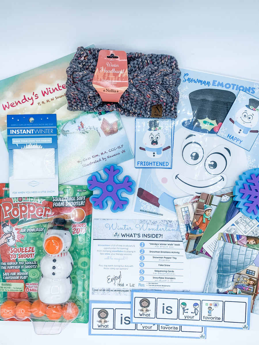 Winter Themed Activities for Speech Therapy – Speech Cube