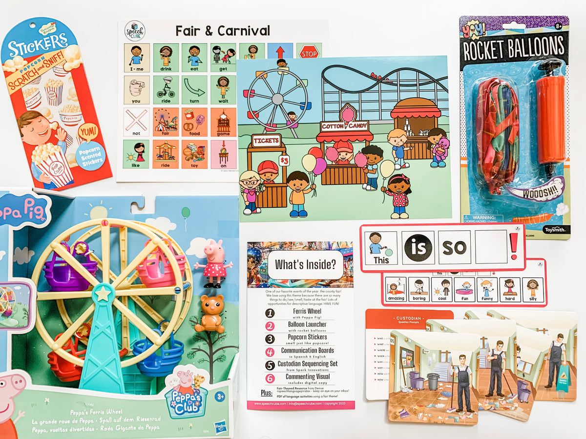 June 2023: "Thrills and Speech Skills" Fair & Carnival Theme – Speech Cube