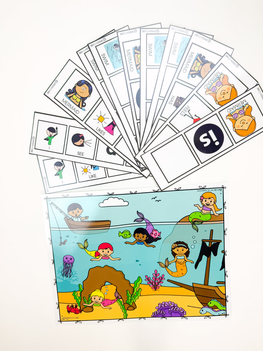 Mermaid Speech Therapy Activities – Speech Cube
