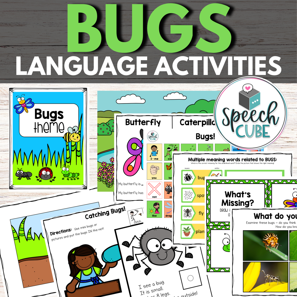 Bugs Language Activities – Speech Cube