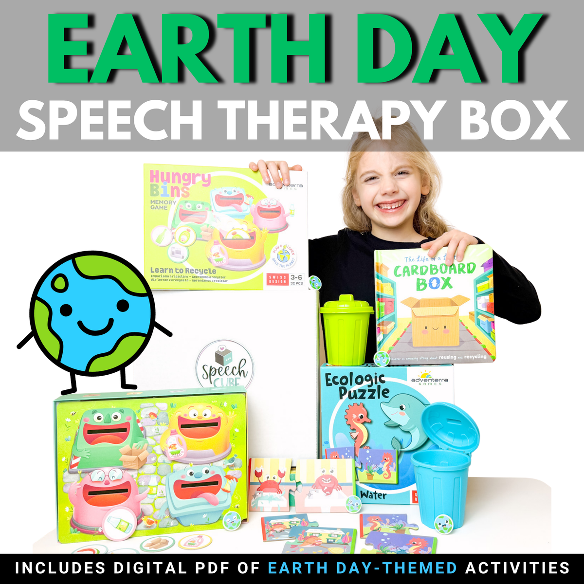 EARTH DAY Speech Therapy Box – Speech Cube