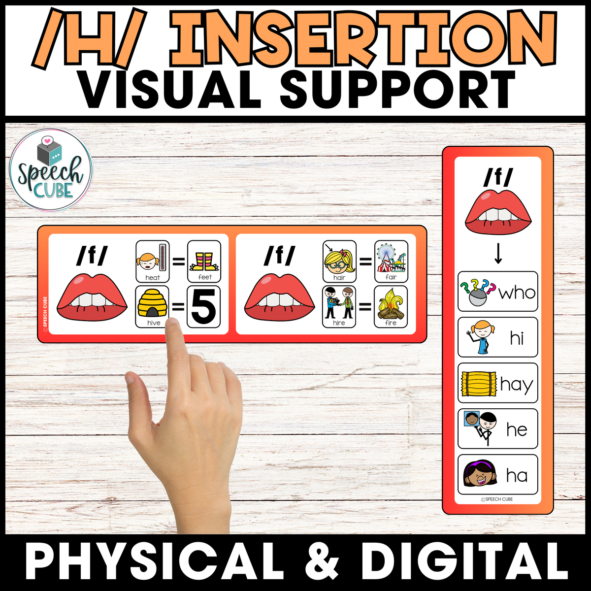 H Insertion Visual – Speech Cube