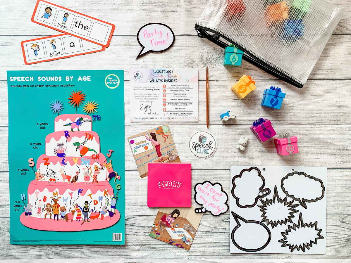 August 2021: “Birthday Bash” – Speech Cube