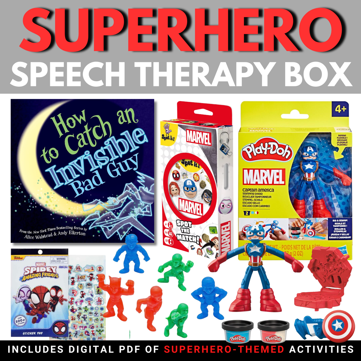 SUPERHERO Speech Therapy Box – Speech Cube