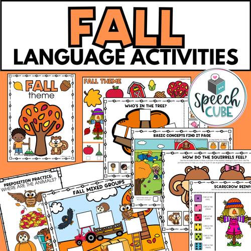 Themed Activities & Resources – Speech Cube