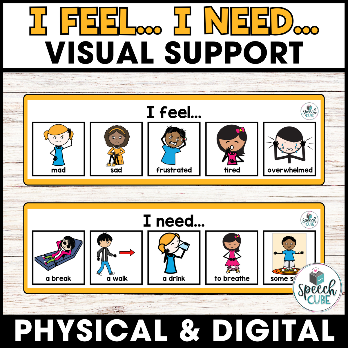 I Feel-I Need Visual – Speech Cube