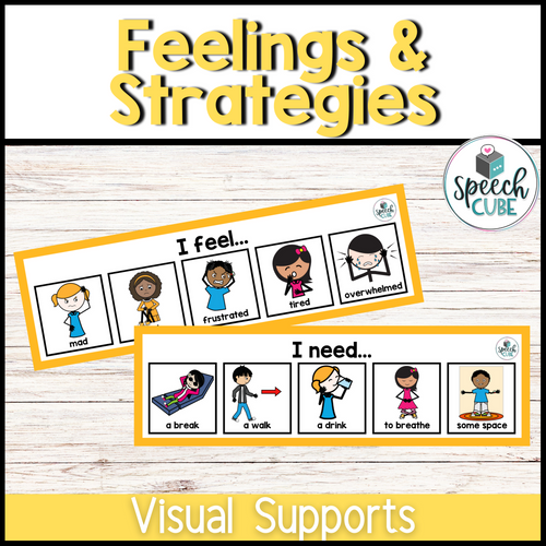 Visual Supports – Speech Cube