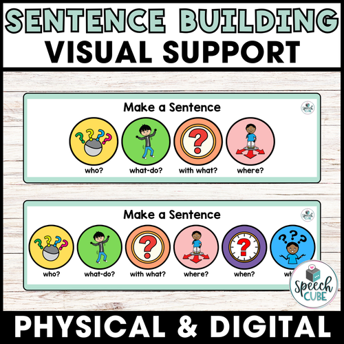 Visual Supports – Speech Cube