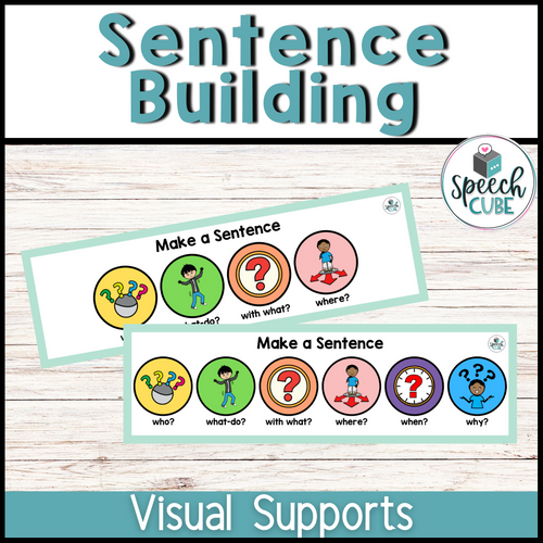 Visual Supports – Speech Cube