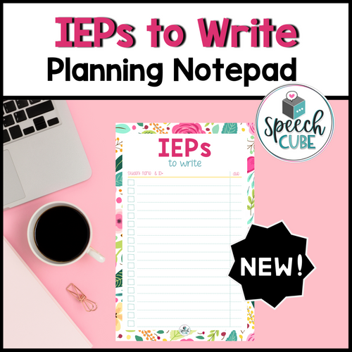 Planning Notepads – Speech Cube