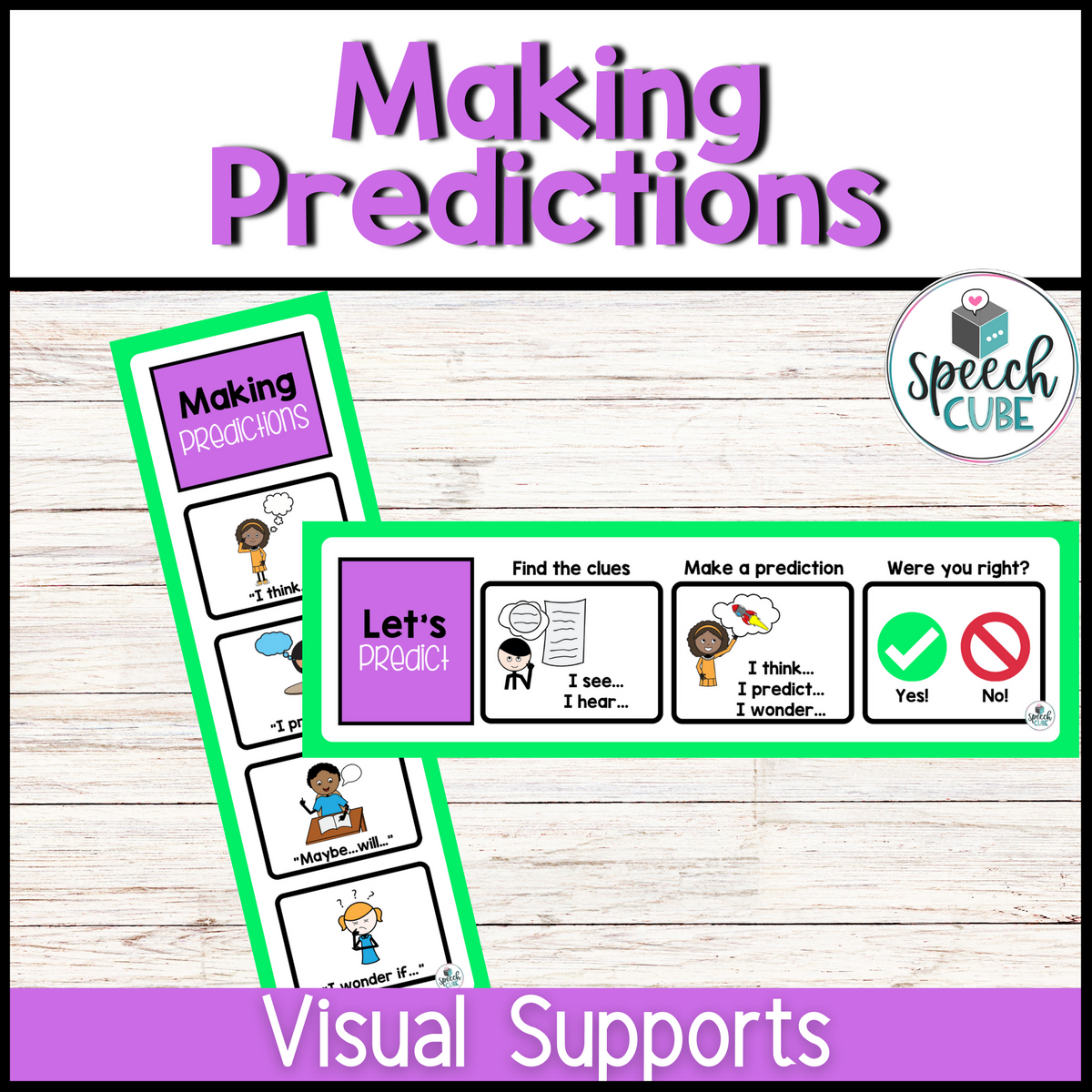 Predictions Visual – Speech Cube