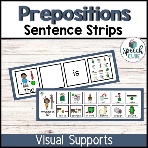 Visual Supports – Speech Cube